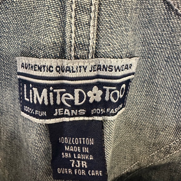 Limited Too | Jeans | Limited Too Vintage 9s Denim Bib Overalls With ...